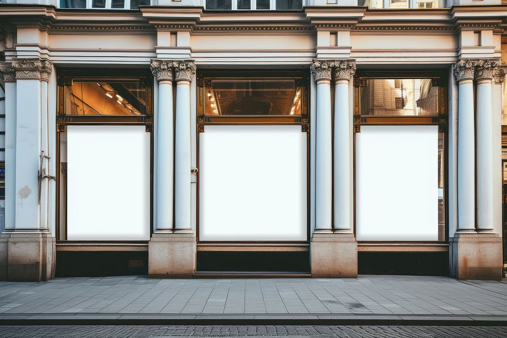 Store street window city architecture. | Free Photo - rawpixel