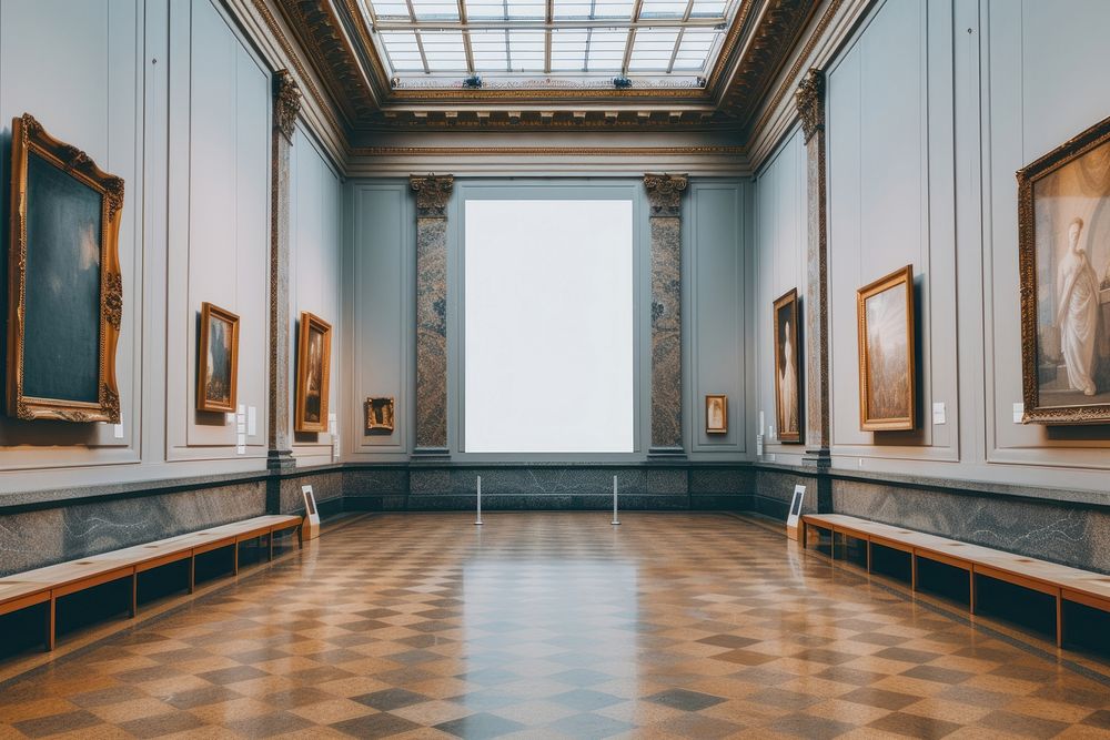 Vintage museum architecture building flooring | Free Photo - rawpixel