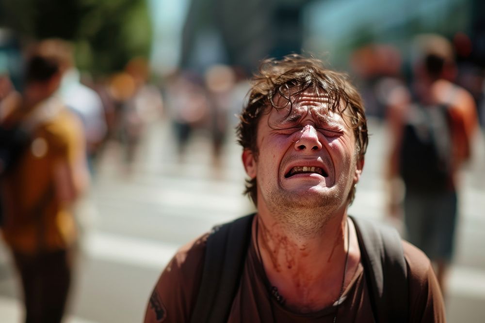 Photo man crying portrait adult | Free Photo - rawpixel