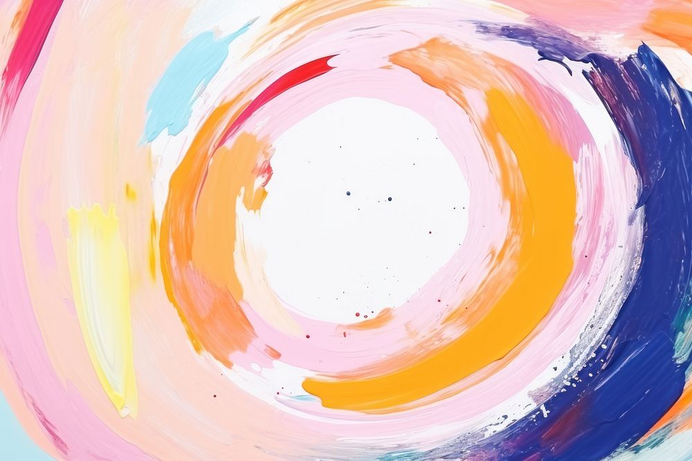 Circle abstract shape backgrounds painting | Premium Photo Illustration ...
