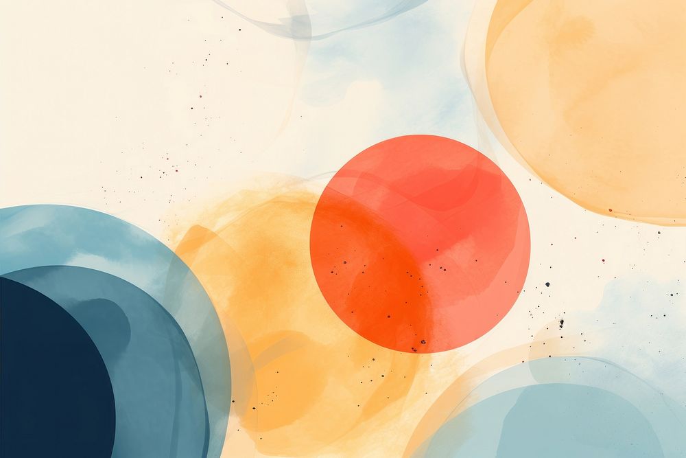 Circle abstract shape backgrounds painting | Premium Photo Illustration ...