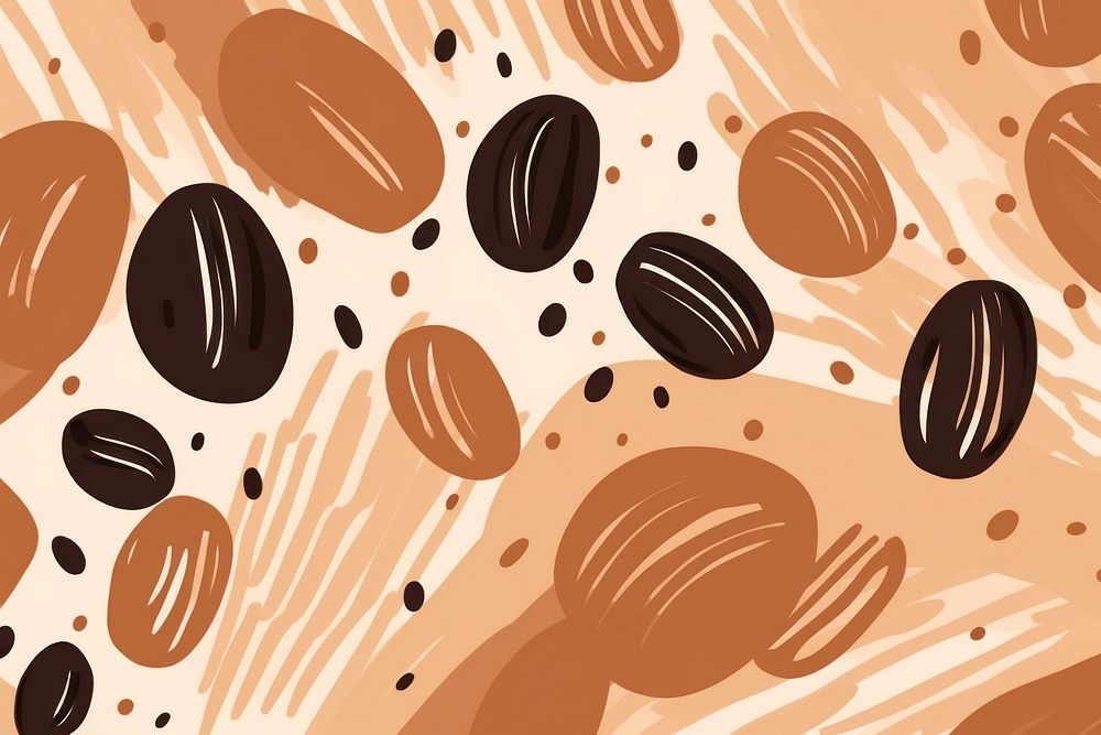Coffee beans abstract shape backgrounds | Premium Photo Illustration ...