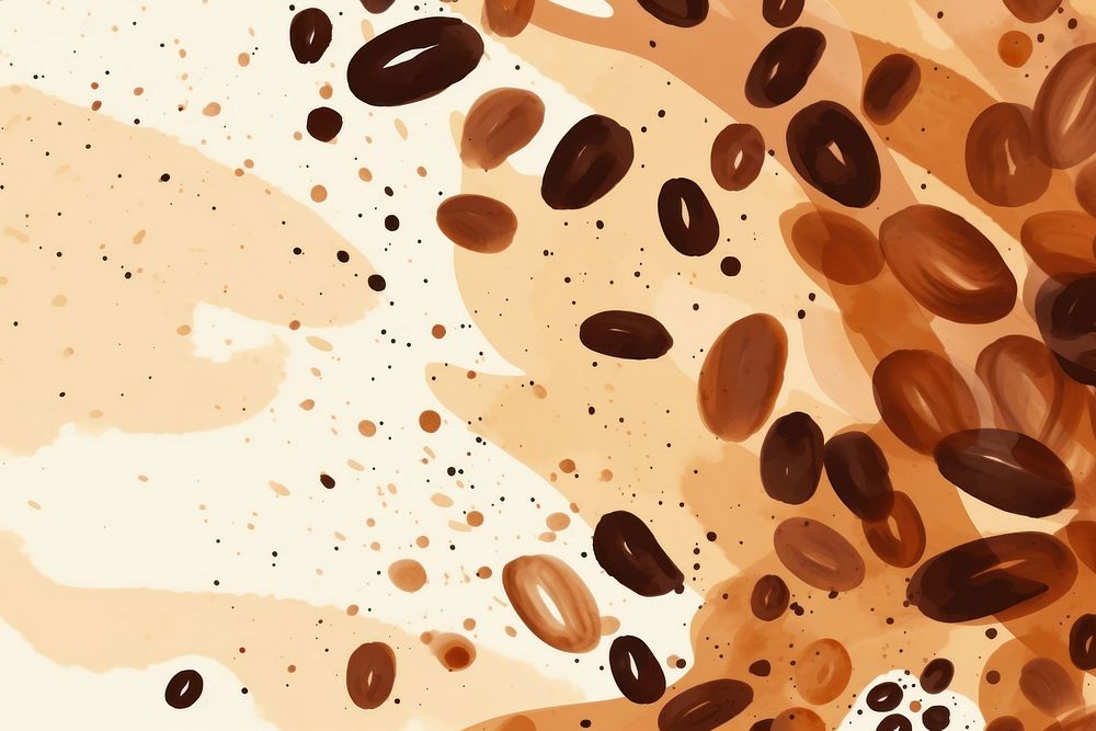 Coffee beans abstract shape backgrounds | Premium Photo Illustration ...