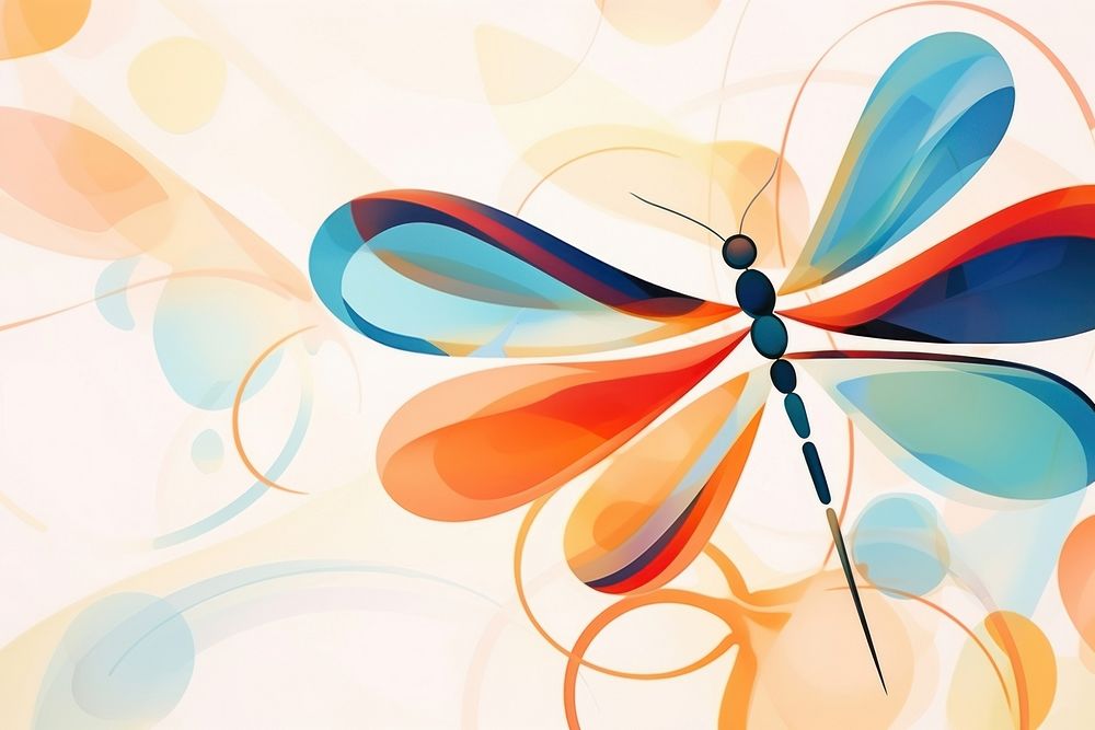 Dragonfly abstract shape backgrounds pattern | Premium Photo Illustration - rawpixel