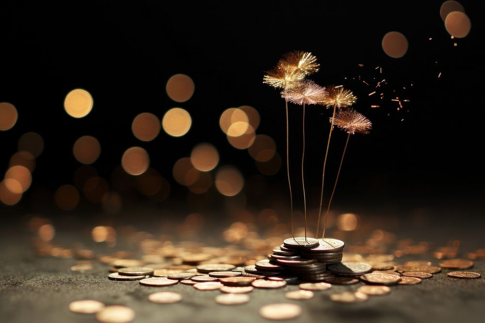 Coin growth firework fireworks outdoors | Premium Photo - rawpixel