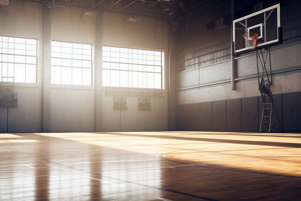 Empty basketball gym stage sports | Free Photo - rawpixel