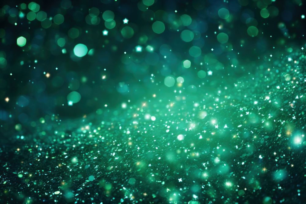 Green beautiful glitter falling background | Premium Photo - rawpixel