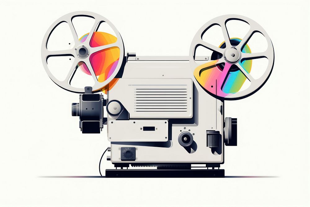 Vintage Movie projector machine electronics | Free Photo Illustration ...