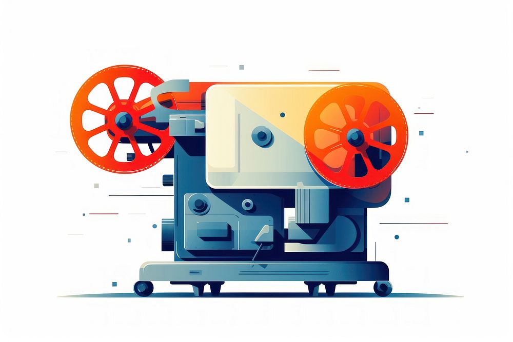 Vintage Movie projector machine wheel | Free Photo Illustration - rawpixel
