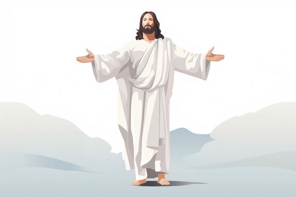 Jesus adult spirituality catholicism. | Premium Photo Illustration ...