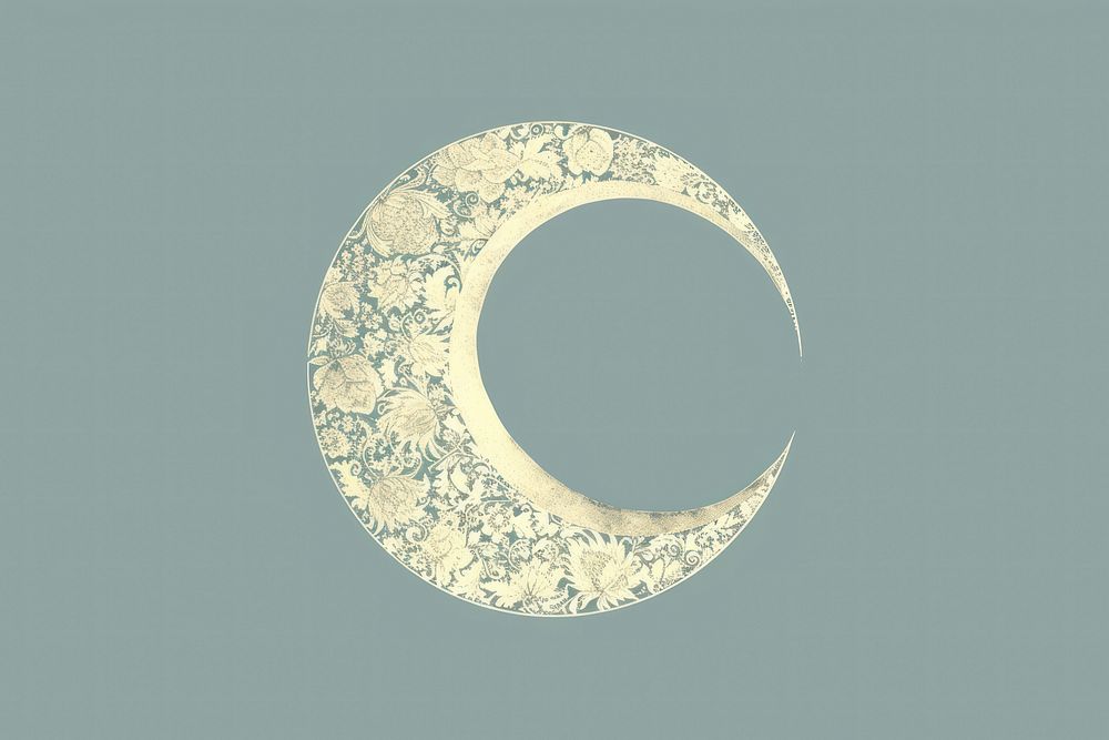 White moon crescent astronomy nature | Premium Photo Illustration ...