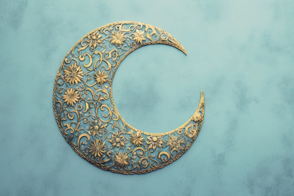 Middle eastern texture moon crescent | Premium Photo - rawpixel