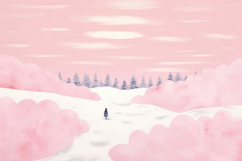 Snow tree landscape outdoors | Free Photo Illustration - rawpixel