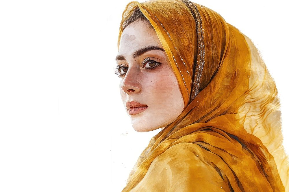 Hijab portrait hijab adult. | Free Photo Illustration - rawpixel