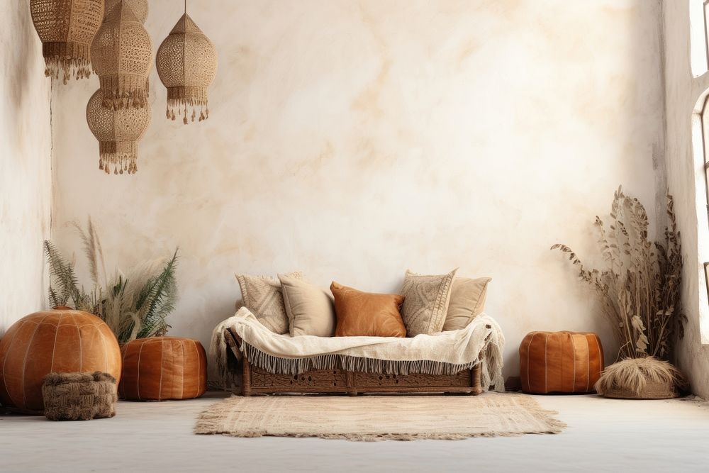 Interior space decorated boho style | Premium Photo - rawpixel