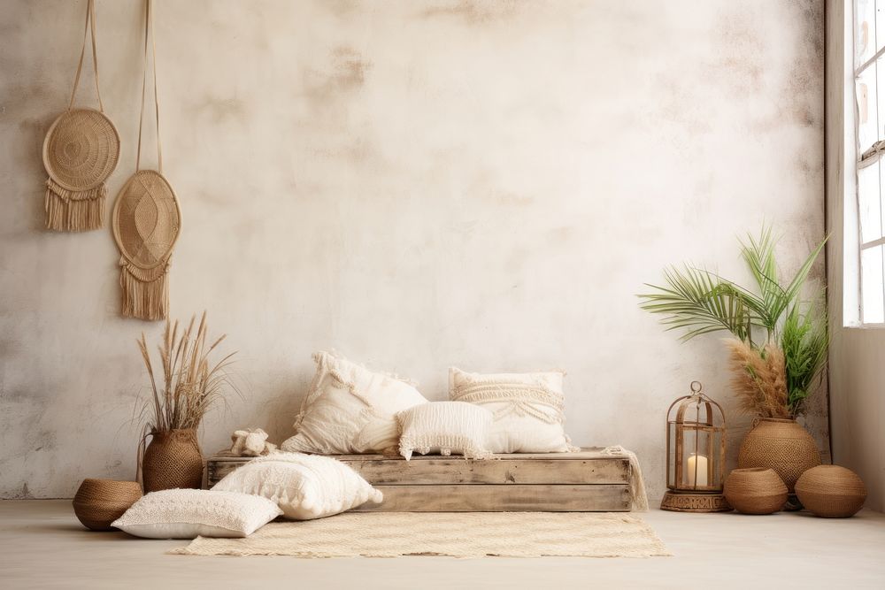 Interior space decorated boho style | Free Photo - rawpixel