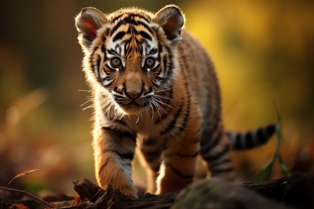 Wild tiger cub wildlife animal | Free Photo - rawpixel
