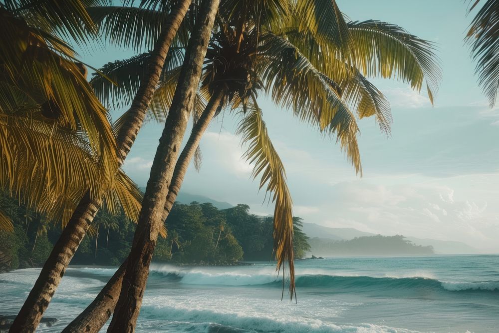 Beach tree landscape outdoors. | Premium Photo - rawpixel