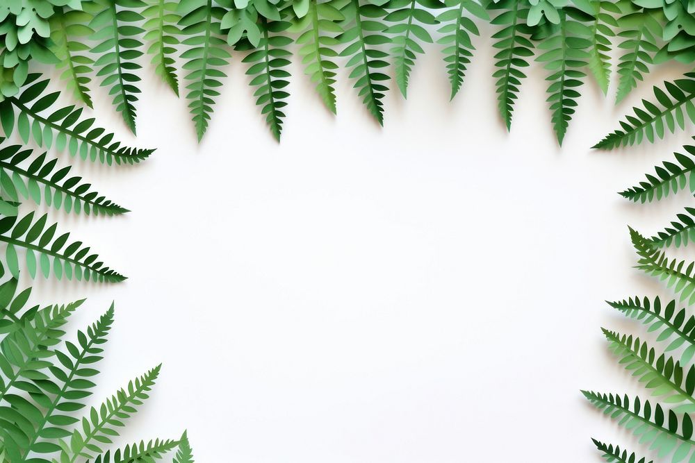 Fern leaf border backgrounds plant | Premium Photo - rawpixel