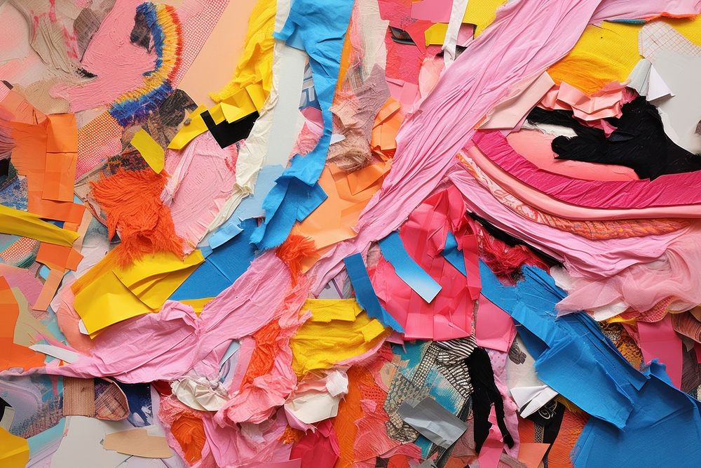 Collage art vibrant color backgrounds. | Free Photo Illustration - rawpixel