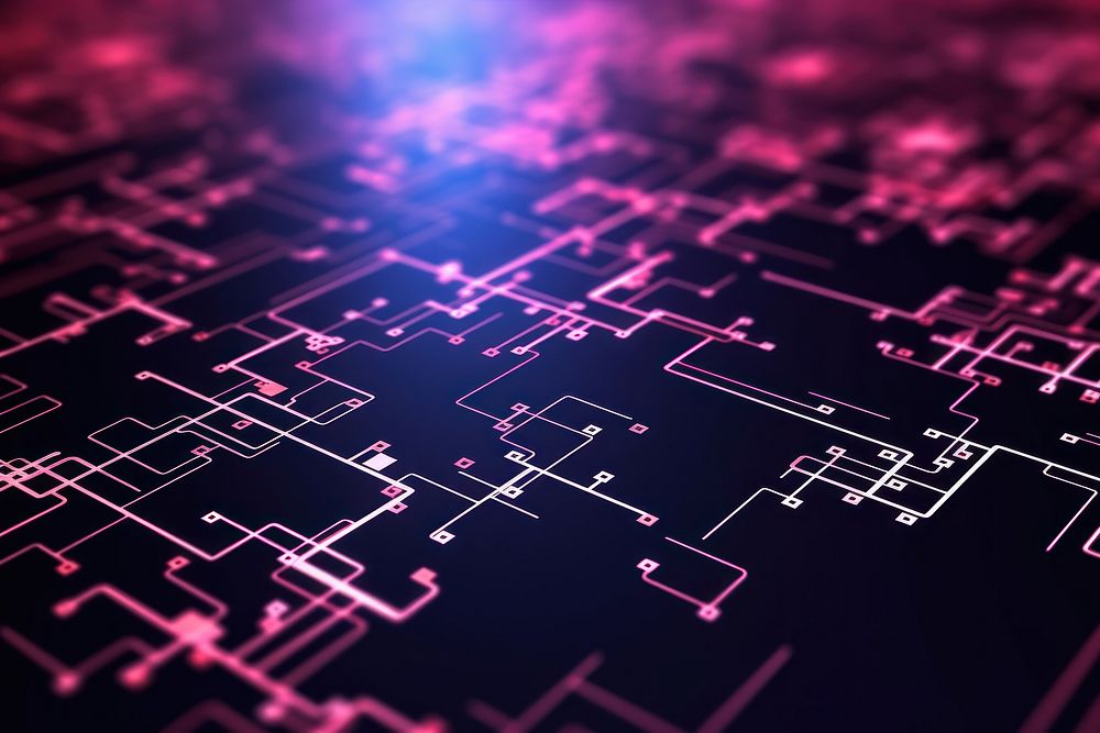 Technology pink dark background backgrounds | Free Photo Illustration ...