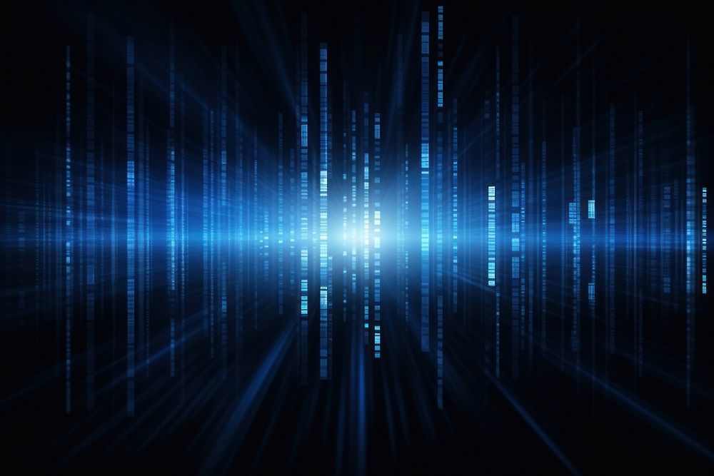 Barcode blue dark background backgrounds | Free Photo Illustration ...