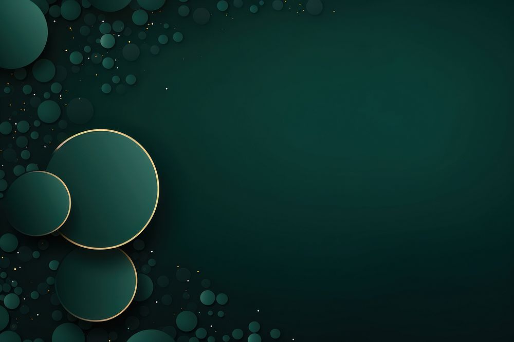 Circles dark green background backgrounds | Free Photo Illustration - rawpixel