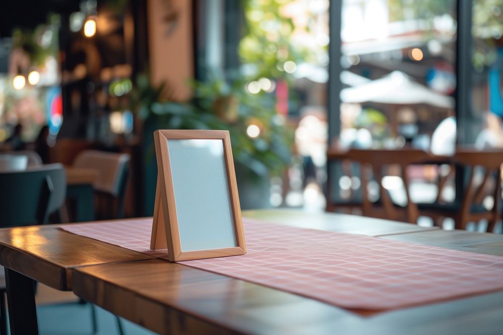 Table reservation restaurant glass wood | Free Photo - rawpixel