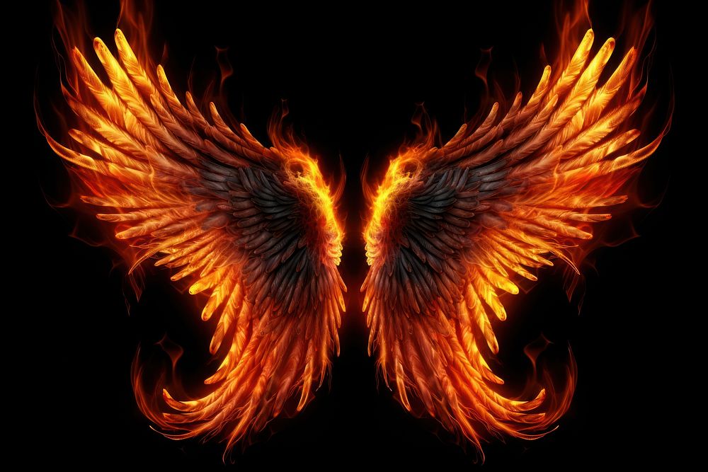 Wing fire pattern flame. | Premium Photo - rawpixel