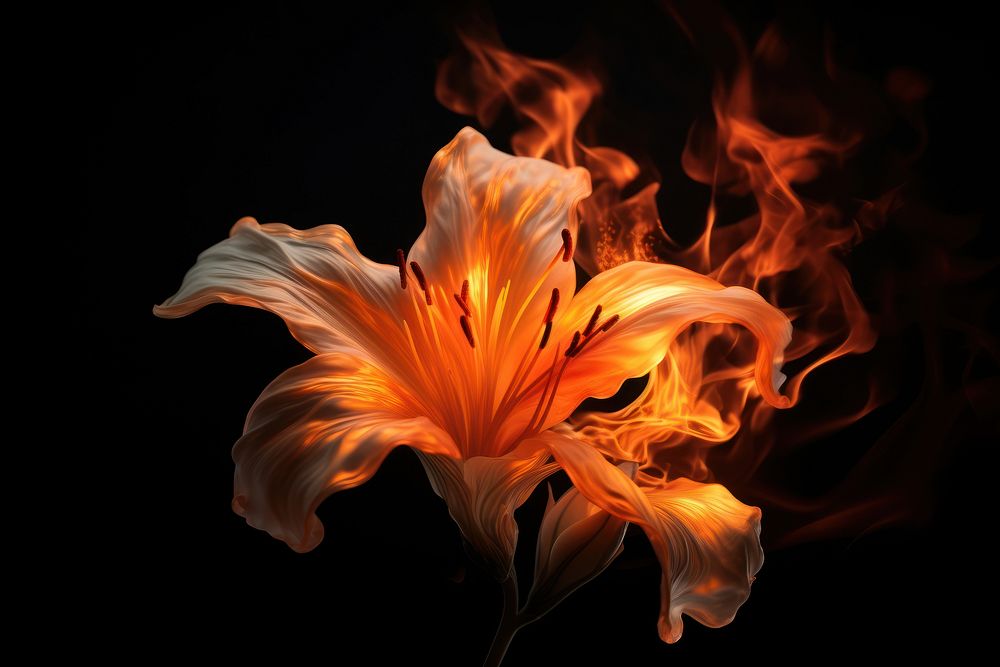 Flower fire petal plant. | Premium Photo - rawpixel