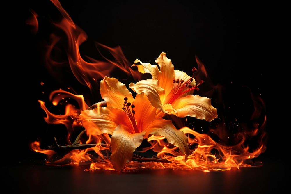 Flower fire petal plant | Free Photo - rawpixel