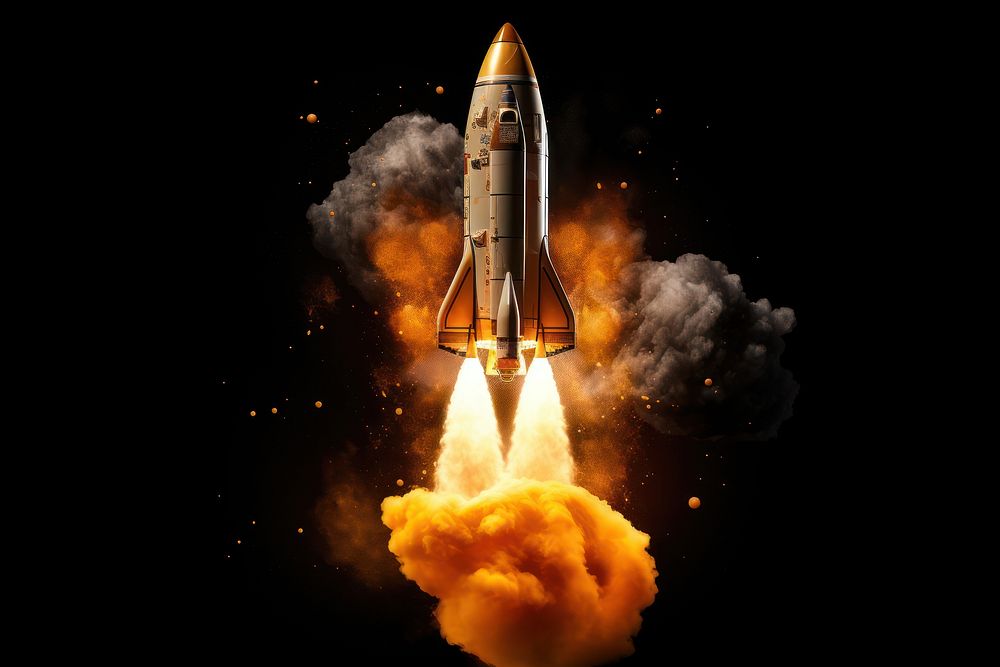 Rocket aircraft missile vehicle. | Free Photo - rawpixel