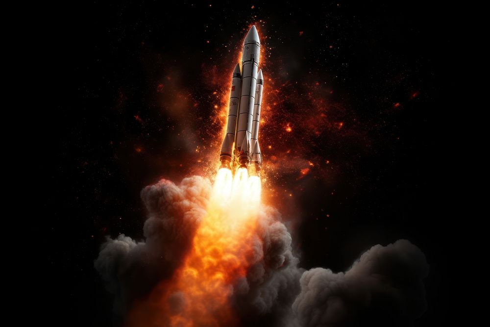 Rocket missile vehicle fire. | Free Photo - rawpixel