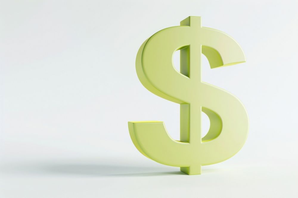 Dollar number symbol green | Free Photo Illustration - rawpixel