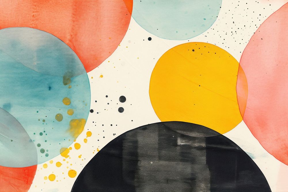 Circles backgrounds abstract painting. | Premium Photo Illustration ...