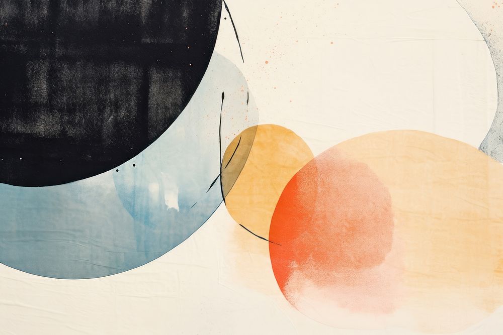Circles backgrounds abstract painting. | Premium Photo Illustration ...