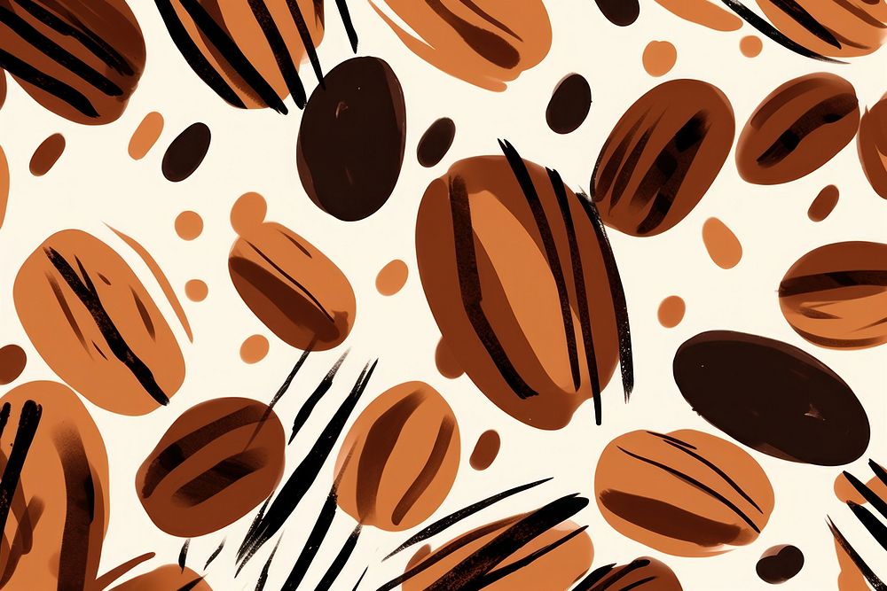 Coffee beans backgrounds pattern line. | Free Photo Illustration - rawpixel