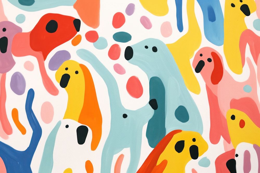 Dogs backgrounds abstract painting. | Premium Photo Illustration - rawpixel