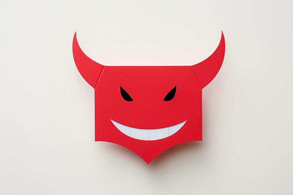 Devil paper anthropomorphic representation. | Free Photo Illustration ...
