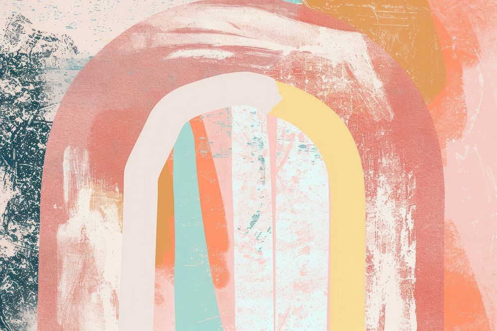 Cute Arch illustration backgrounds painting | Free Photo Illustration ...