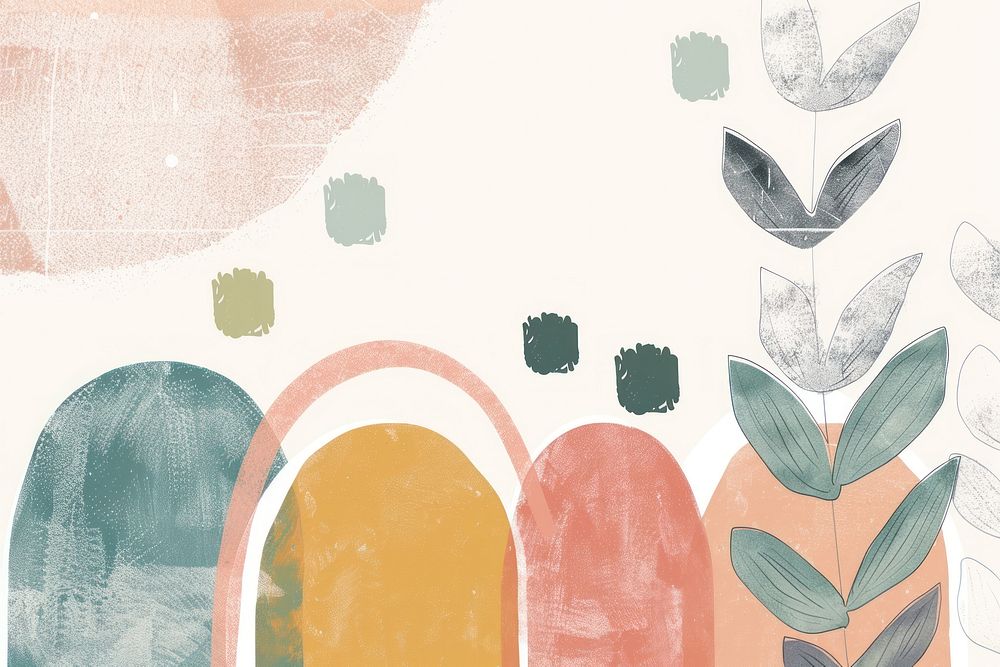 Cute Arch illustration backgrounds painting | Premium Photo ...
