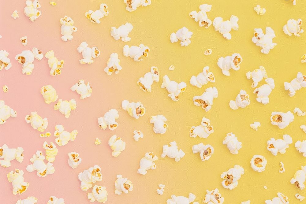 Cute popcorn illustration backgrounds wallpaper | Free Photo ...