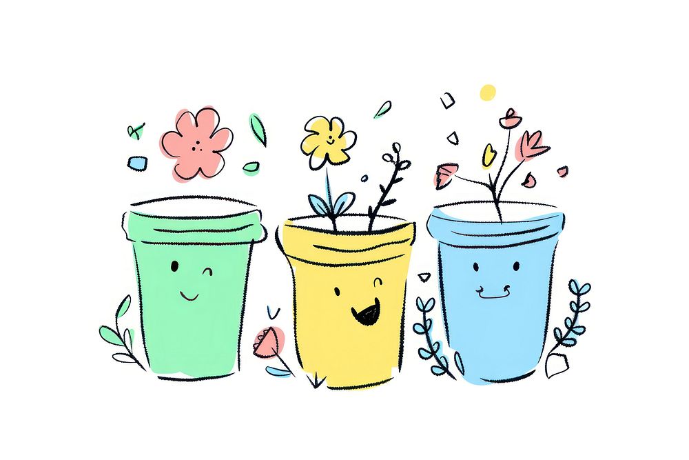 Cute recycle illustration drawing illustrated | Free Photo Illustration ...