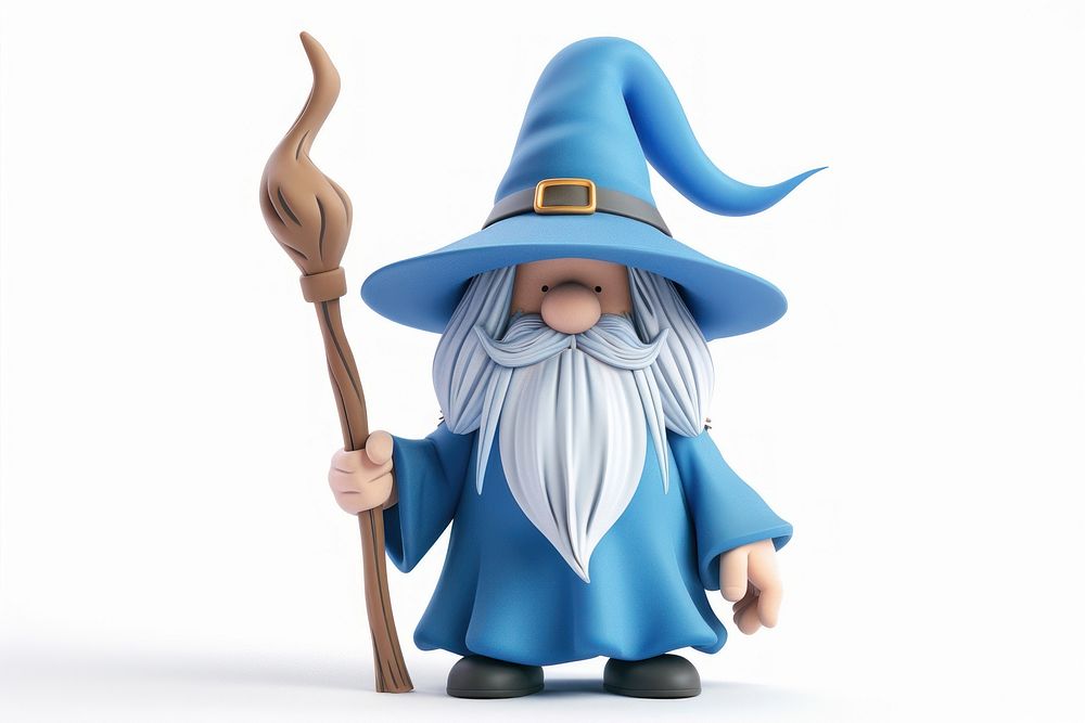 3d Wizard figurine cartoon representation. | Free Photo Illustration ...