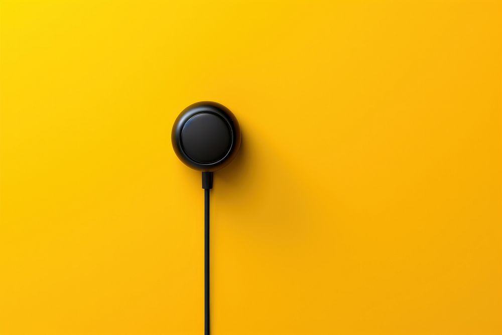 Earphones backgrounds yellow electricity. | Premium Photo - rawpixel