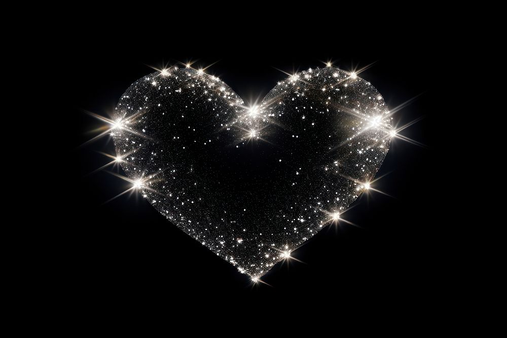 Heart shape sparkle light glitter | Premium Photo Illustration - rawpixel