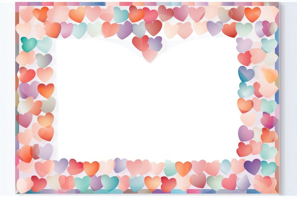 Hearts backgrounds paper frame. | Free Photo Illustration - rawpixel