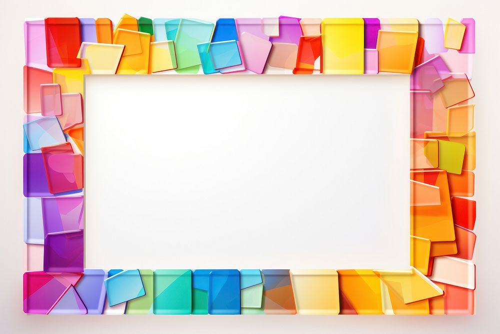 Rainbow art backgrounds frame. | Free Photo - rawpixel