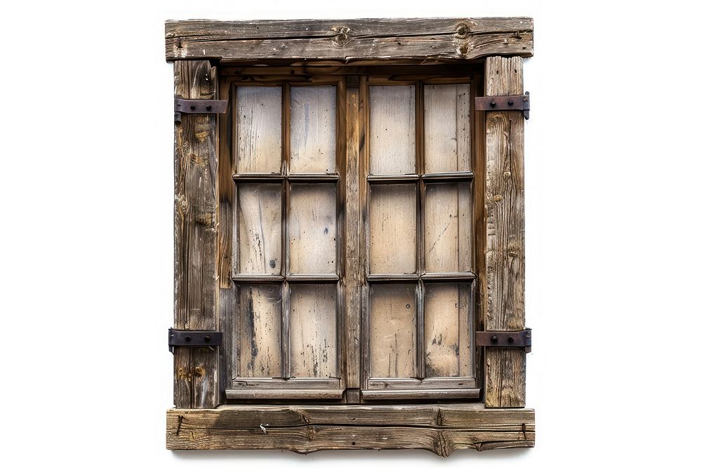 Brown wooden window white background | Free Photo - rawpixel