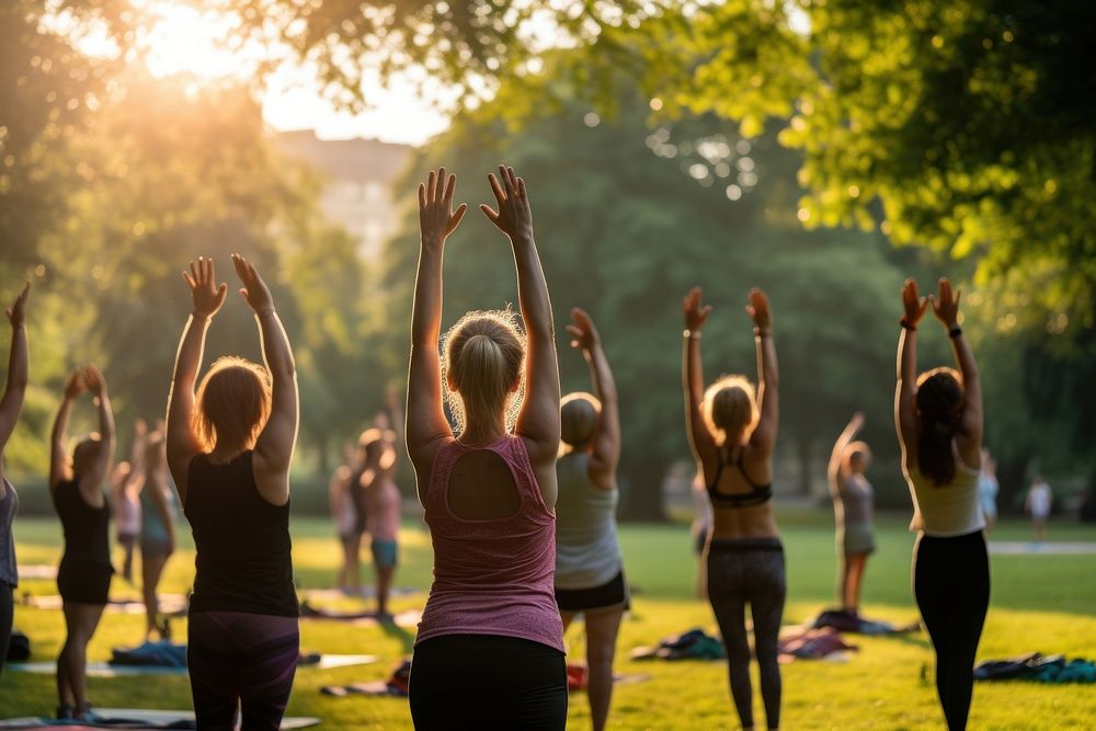 Yoga exercise sports people. | Premium Photo - rawpixel